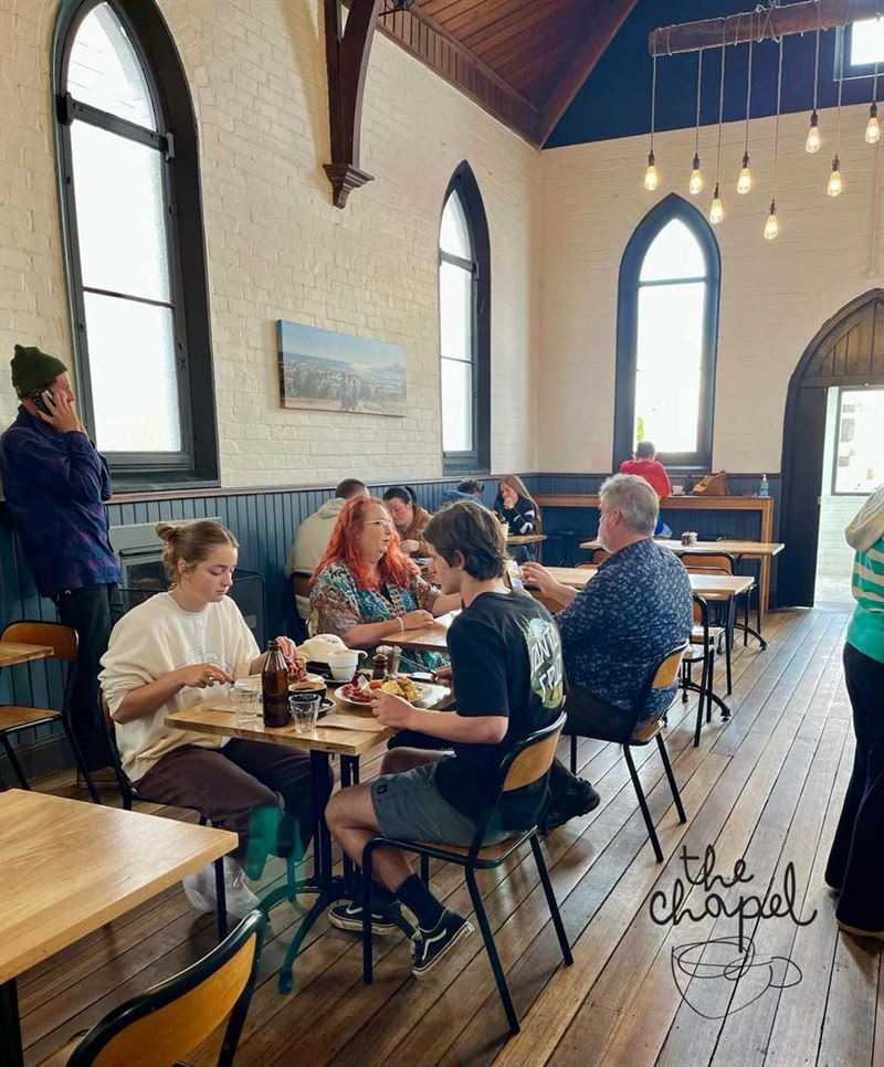 The Chapel, Burnie - Cafe Restaurant Menu, Phone, Reviews | AGFG